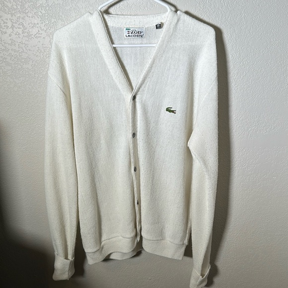 Lacoste | Sweaters | Vintage 8s Izod Lacoste Cardigan Xl | Poshmark